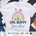 Funny Teacher Easter Svg, Png, One Hoppy Teacher Svg, Easter Rainbow ...