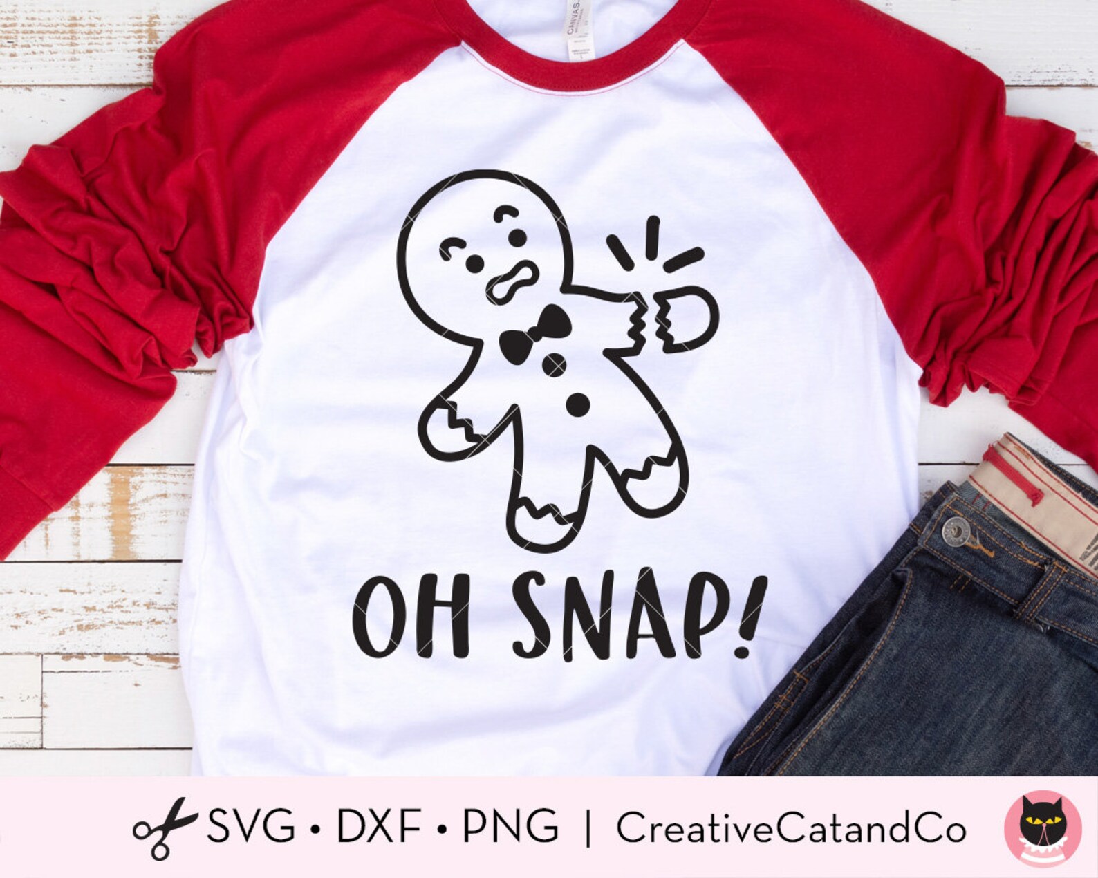 Oh Snap Gingerbread Svg Png Broken Gingerbread Man Cookie | Etsy