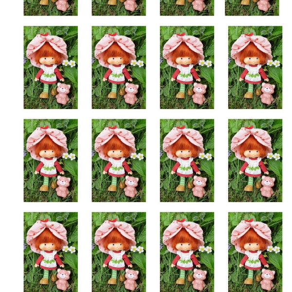 Strawberry Shortcake Sticker Book - Etsy