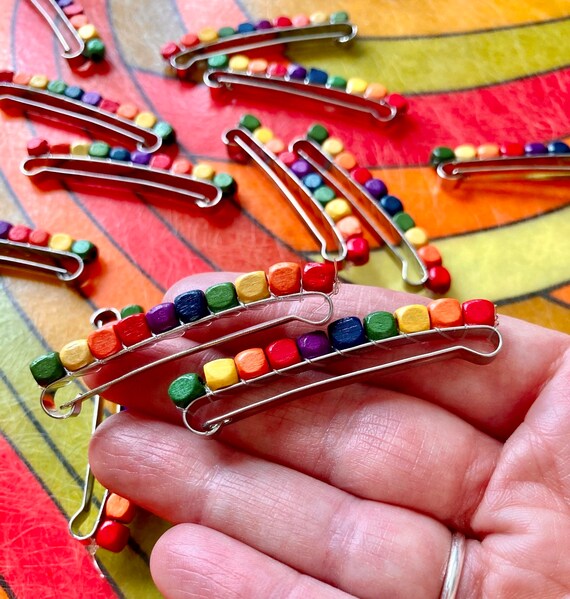 Vintage 80s hair rainbow - Gem