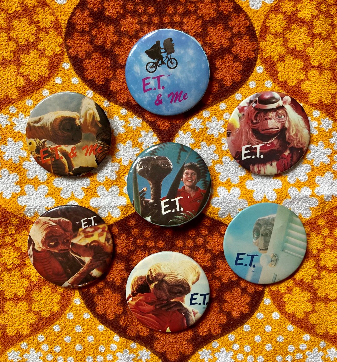 YOU PICK / Vintage 80s E.T. Pin / E.T. the Extra Terrestrial Pins ...