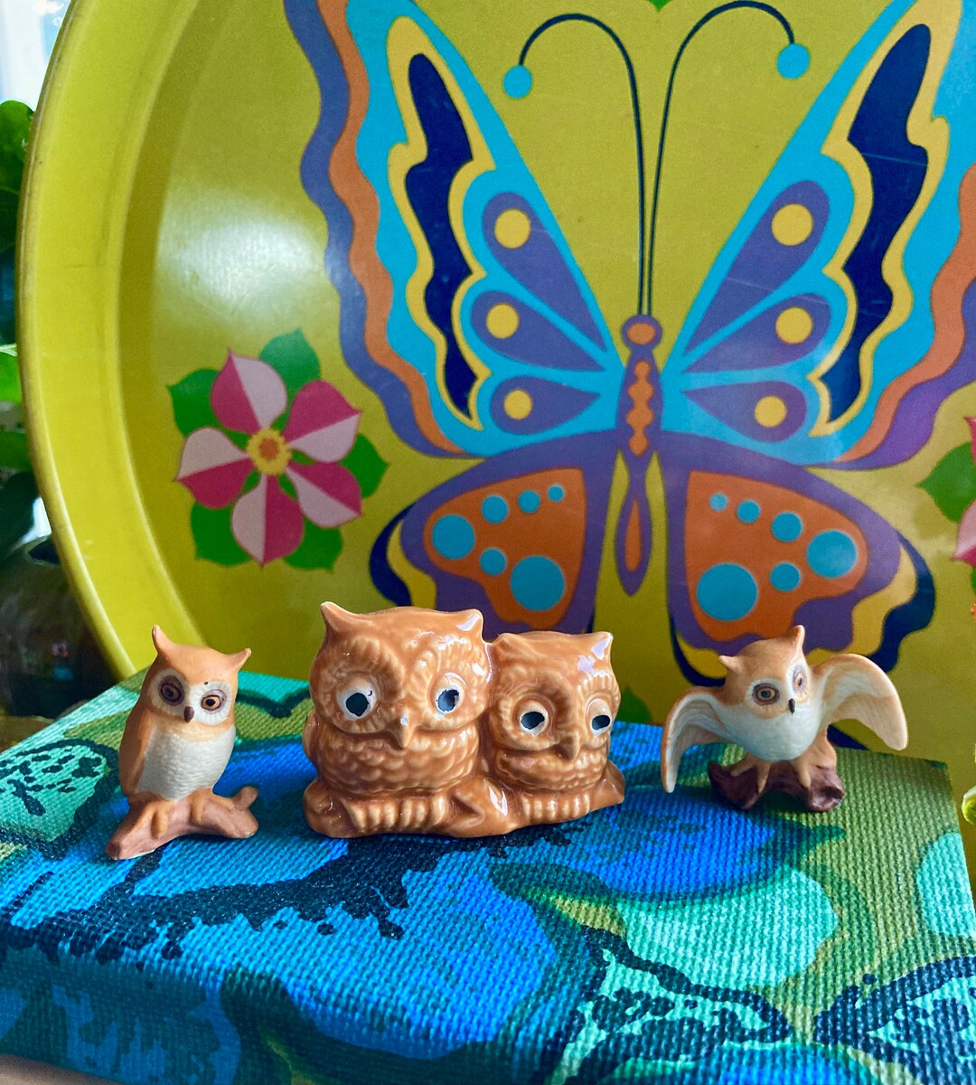 Vintage 70s Owl Figurines / Vintage Instant Owl Collection Lot of 3 ...