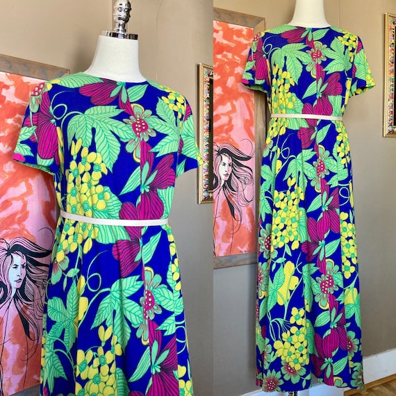 vintage 1960s floral dress - Gem