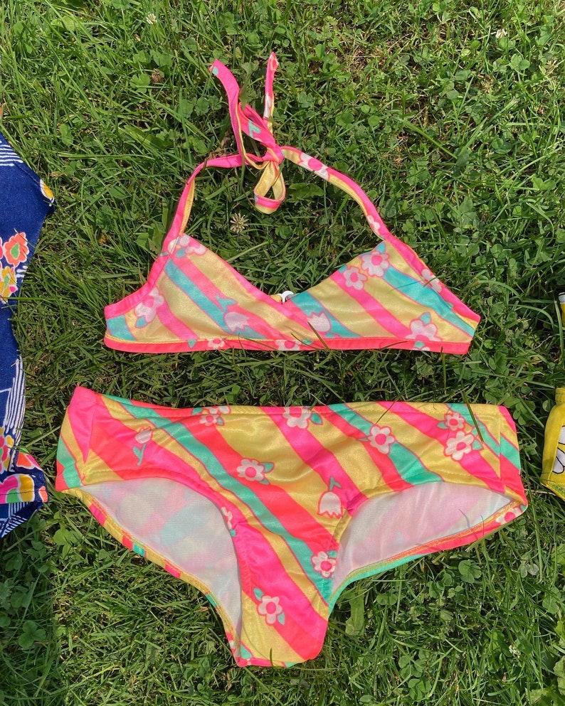 PICK ONE / Vintage 70s Retro Kids Bathing Suit / Vintage 70s - Etsy