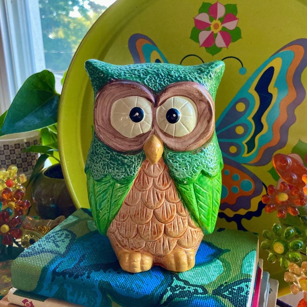 Owl Coin Bank - Etsy