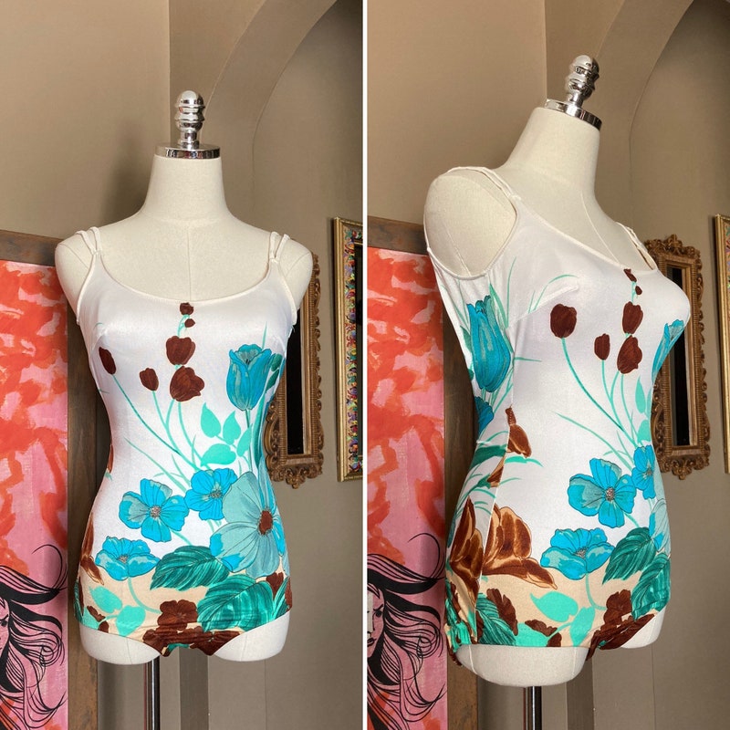 70s Swimsuit - Etsy