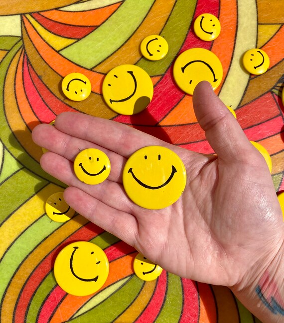 Smiley Face Stickers 70s