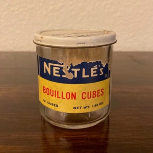 Vintage Nestle's Bouillon Cubes Jar - Etsy