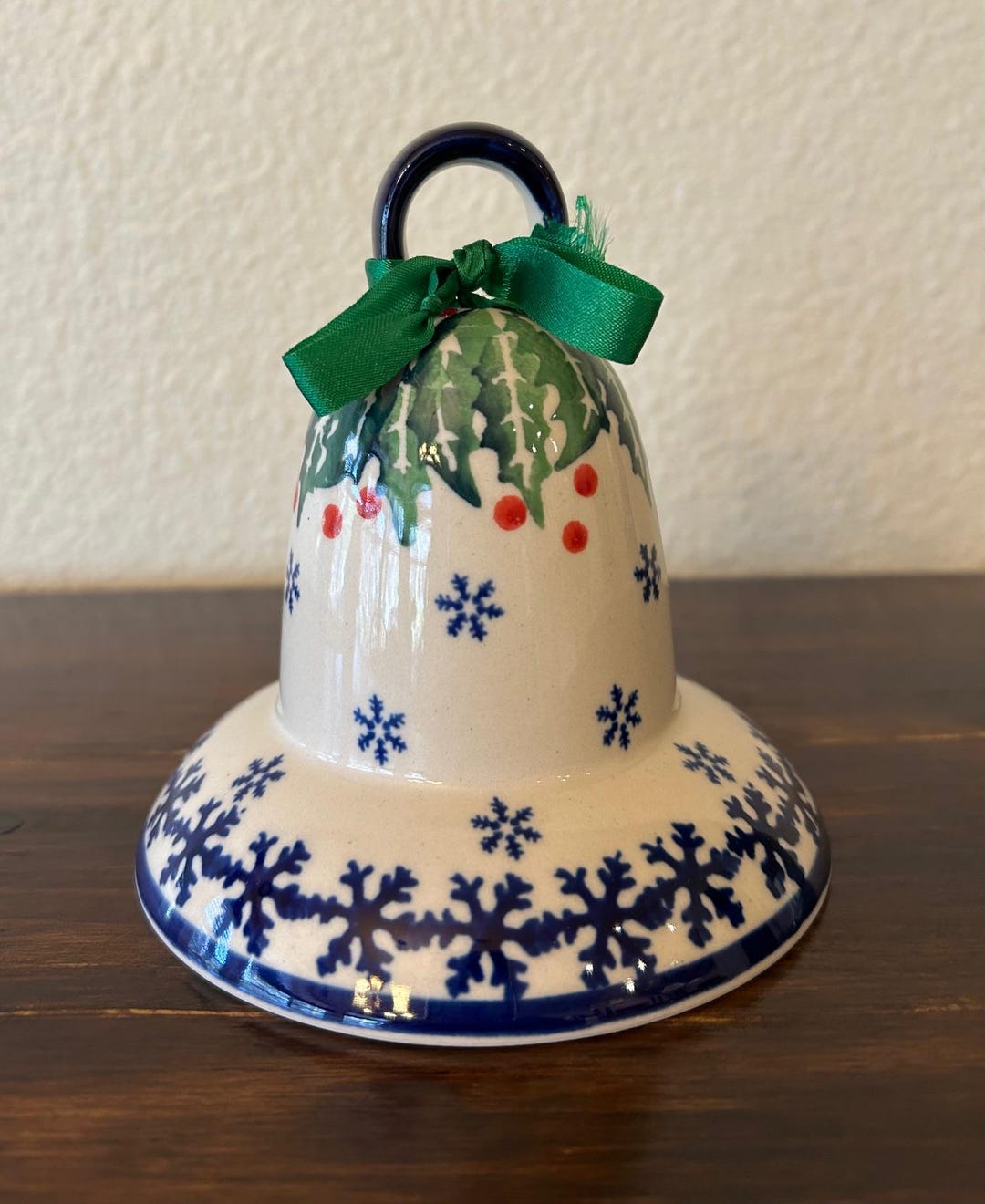 Polish Pottery Large Bell - Etsy