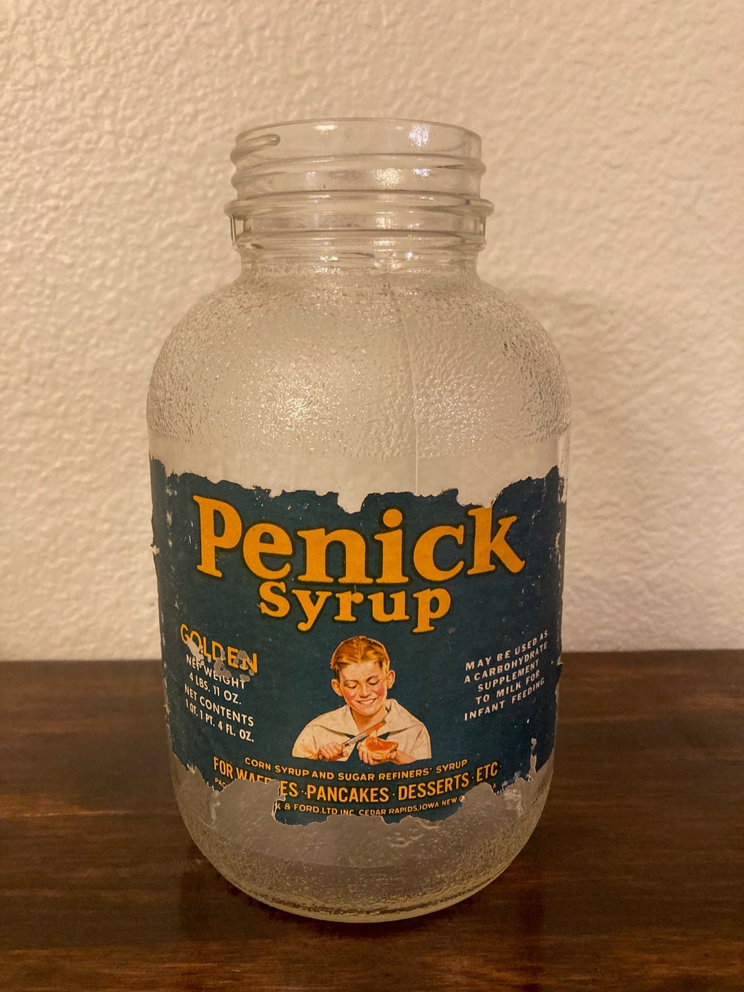 Vintage Penick Syrup Jar - Etsy