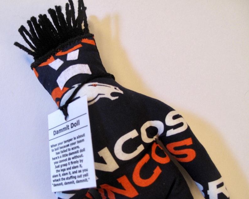 Dammit Doll, Denver Broncos, Football Stress Relief - Etsy