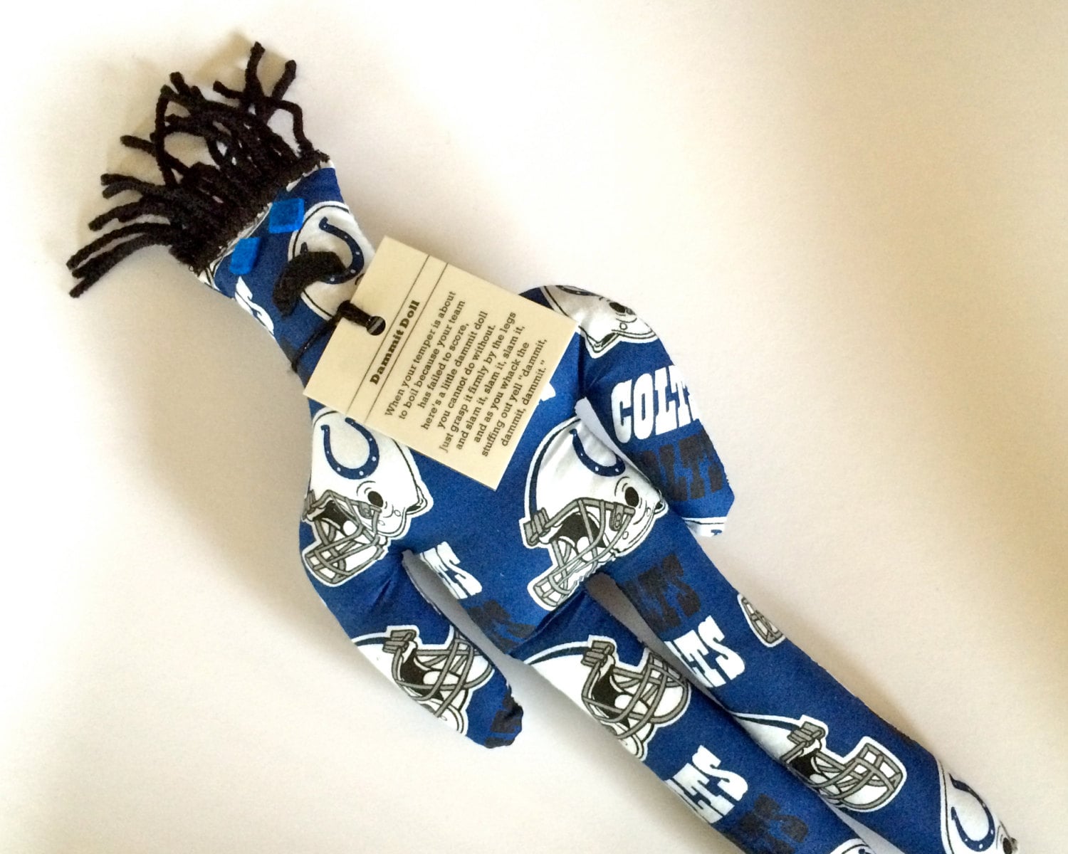Dammit Doll, Indianapolis Colts, Football Stress Relief Item - Etsy