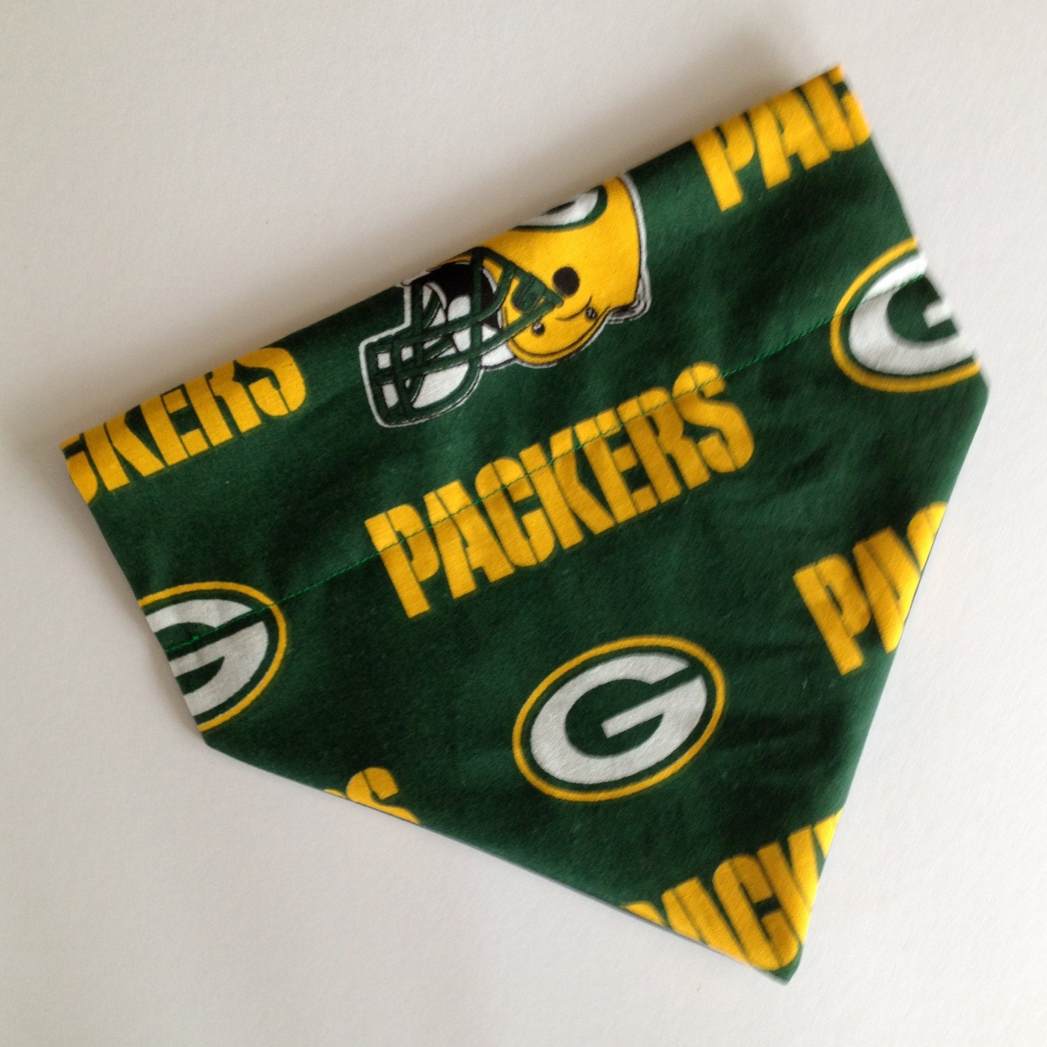 Green Bay Packers, No-tie, Slip Over Collar Dog Bandana, Green Bay ...