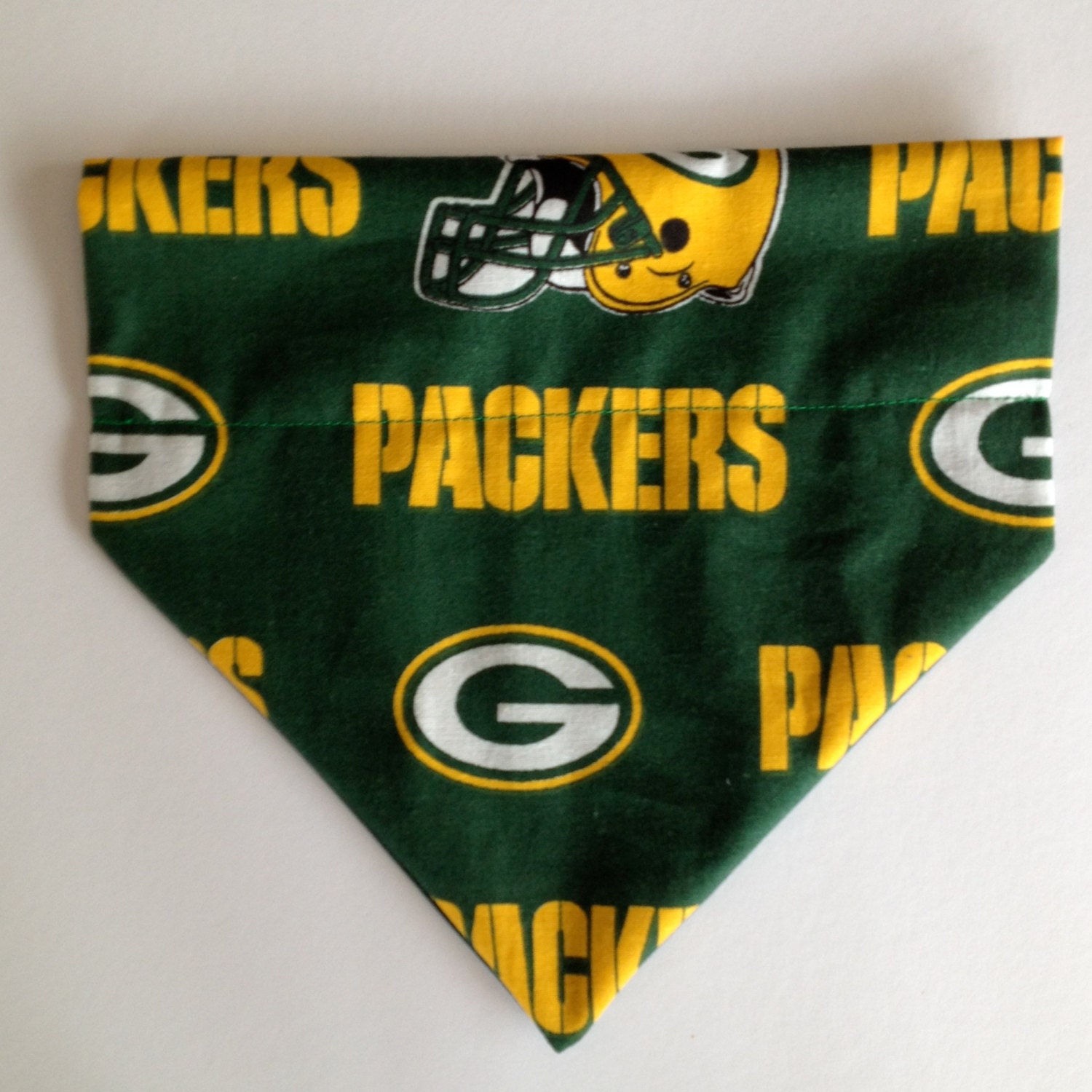 Green Bay Packers, No-tie, Slip Over Collar Dog Bandana, Green Bay ...