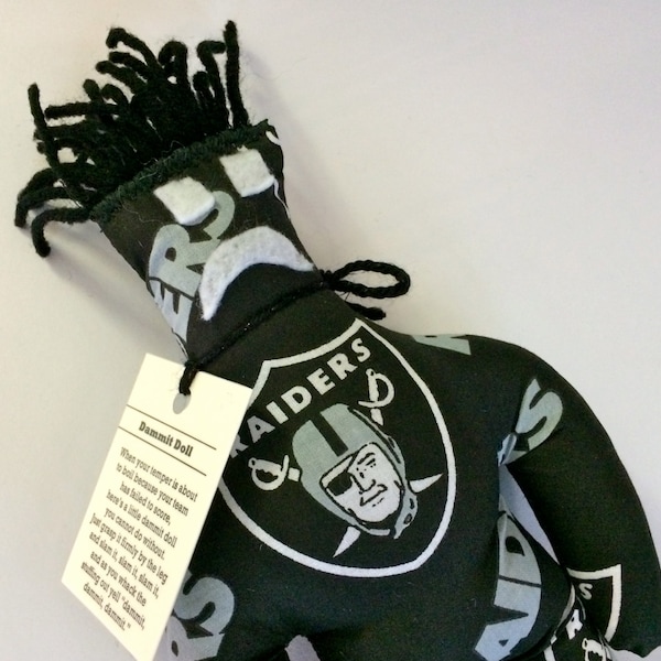 Raiders Doll - Etsy