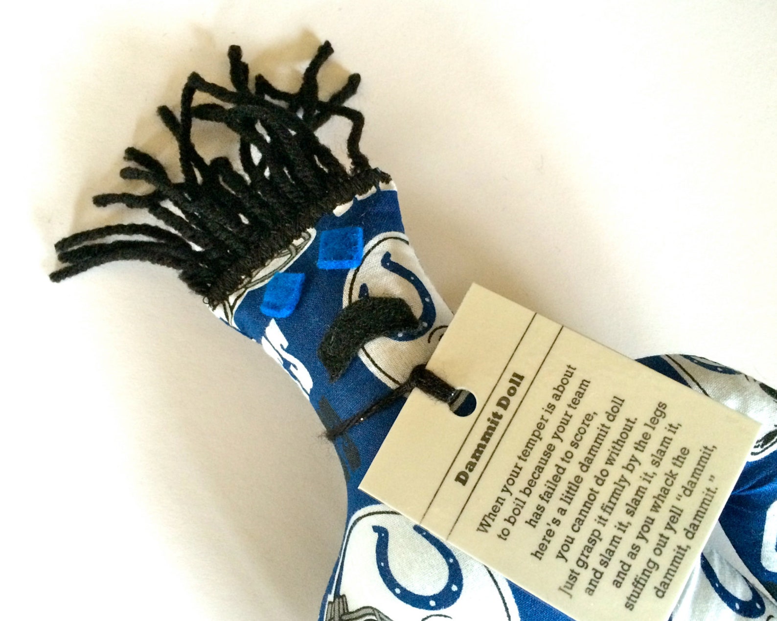 Dammit Doll, Indianapolis Colts, Football Stress Relief Item - Etsy