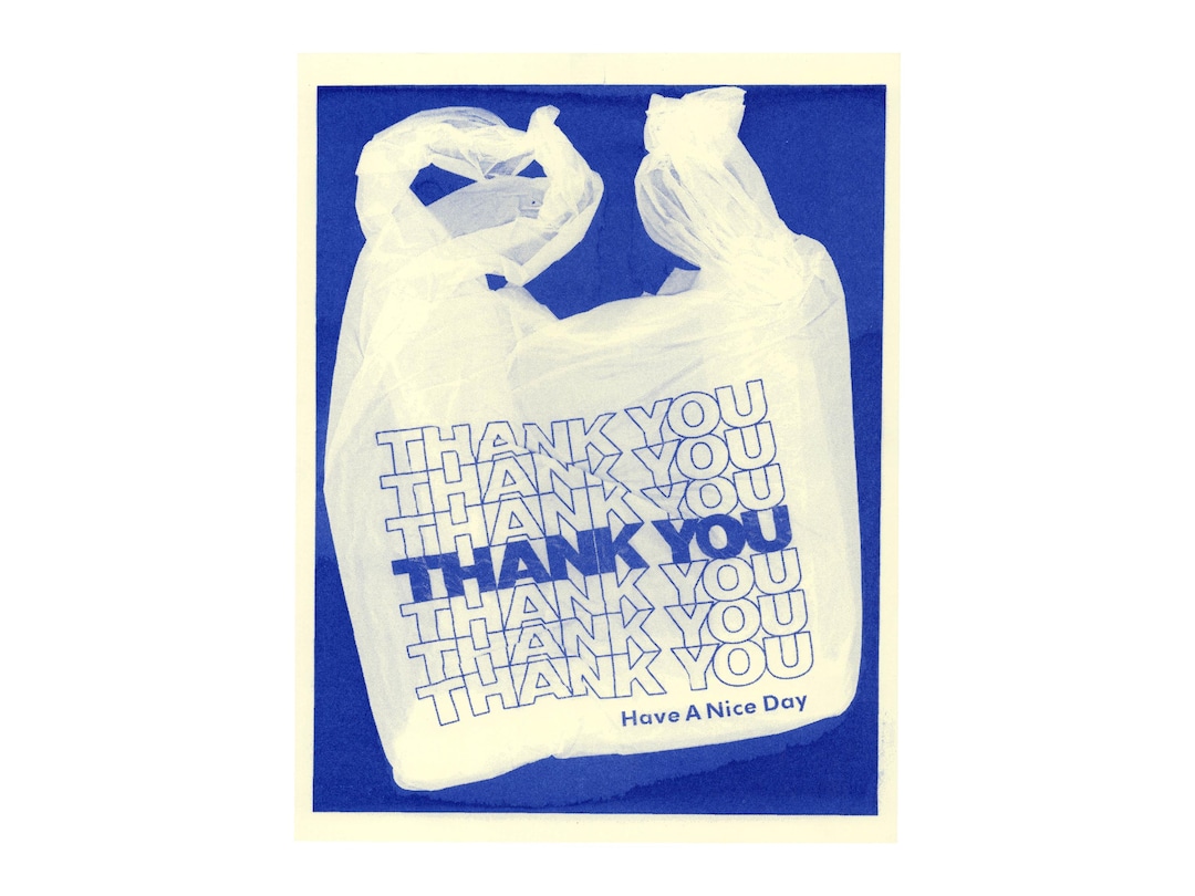 Thank You, 2023 | Risograph Print - Etsy