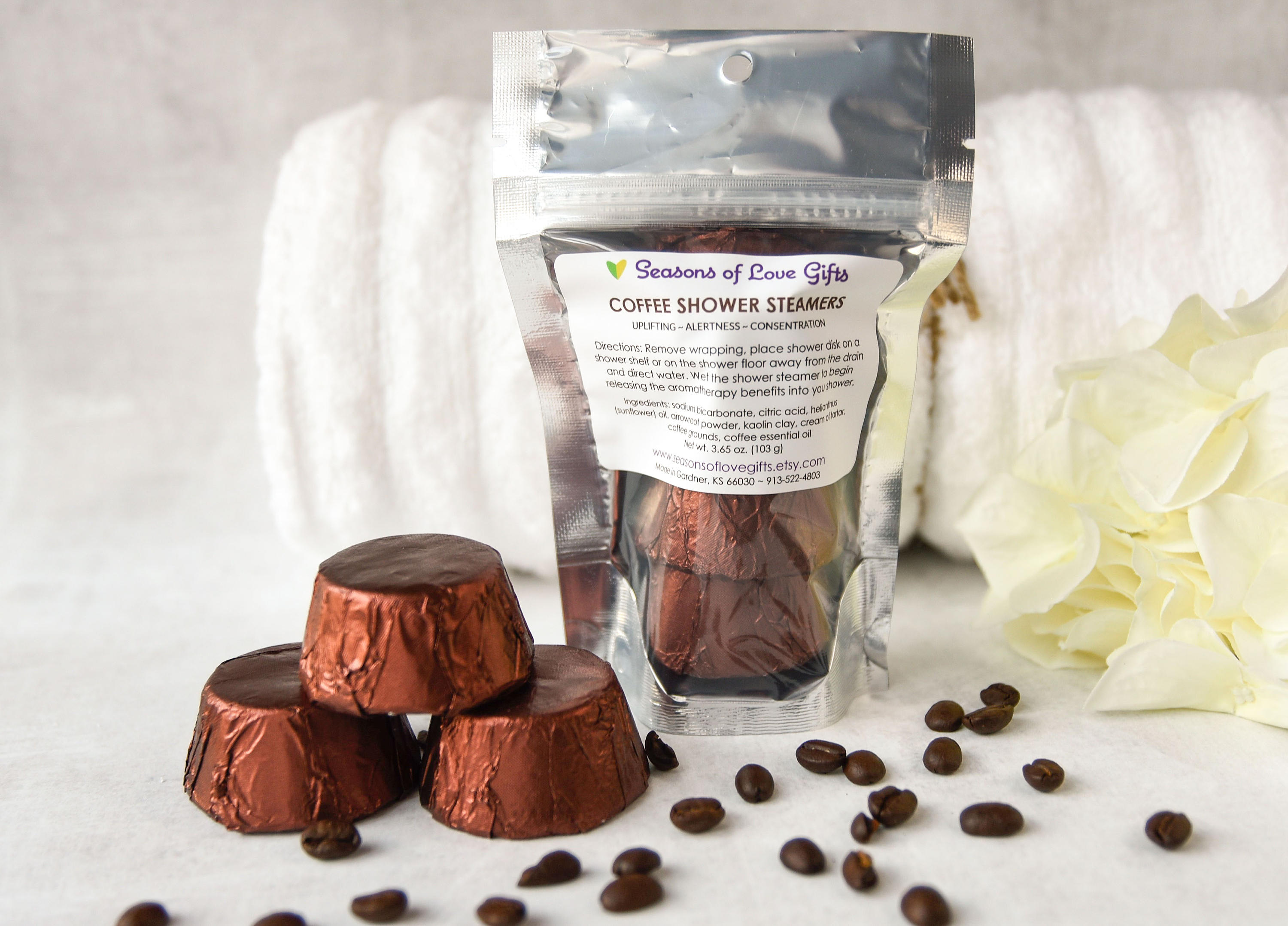 Coffee Lovers Gift Coffee Shower Steamers Shower Bomb | Etsy