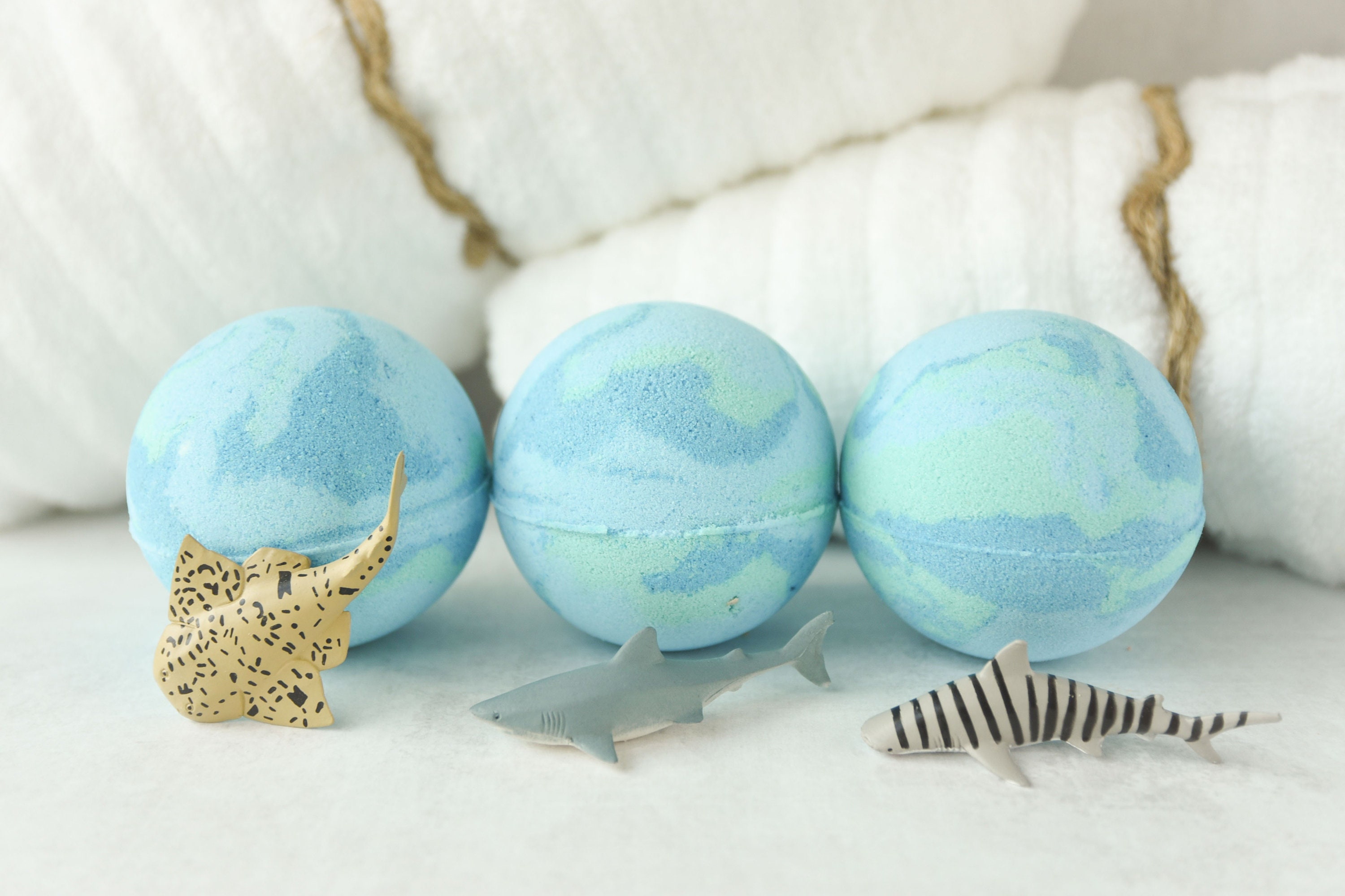 Sea Life Bath Bomb Shark Bath Bomb Surprise Bath Bomb For | Etsy