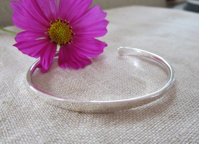 Stylish Classic Cuff in Sterling Silver or 14Kt Gold Filled | Etsy