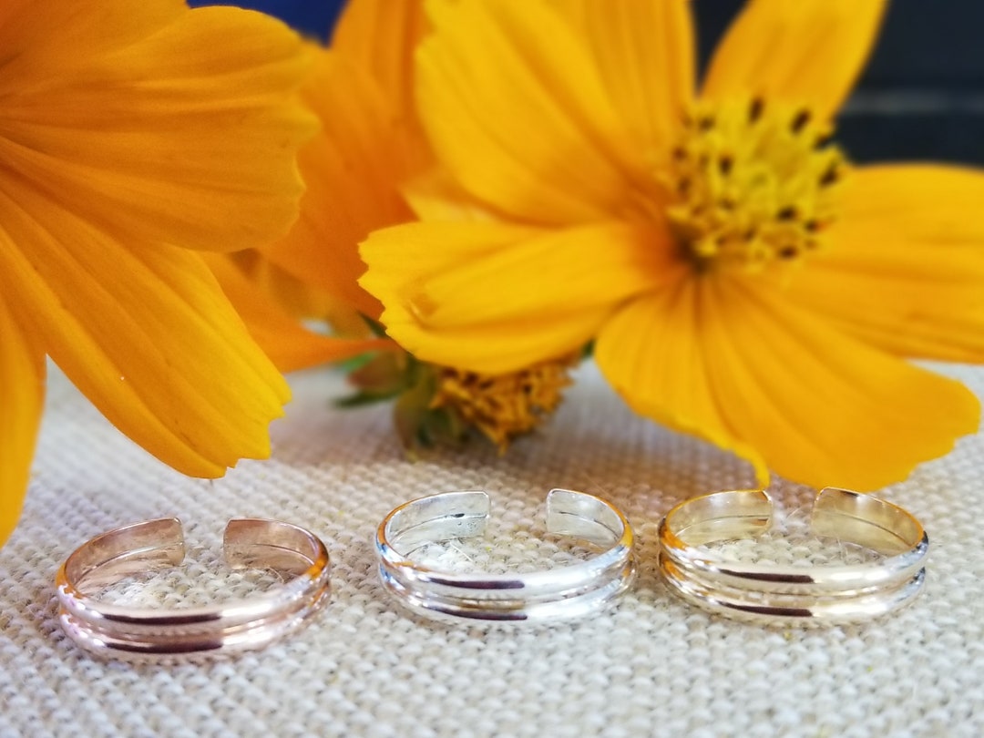 Double Toe Ring - Etsy