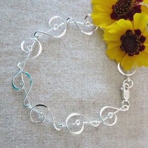 Treble Clef Bracelet and Necklace - Etsy