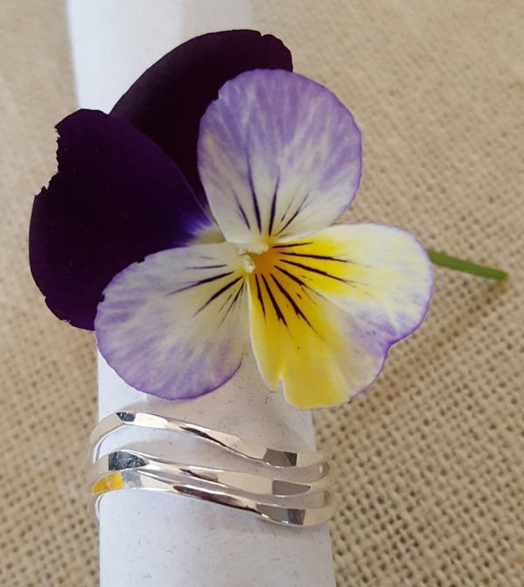 Wavy Stackable Rings in Sterling Silver and 14kt Gold Filled - Etsy