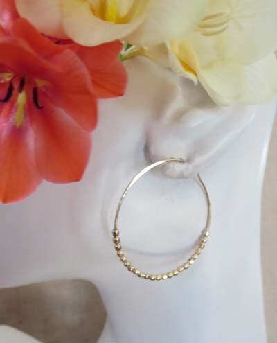 Faceted Mini Bead Hoops - Etsy