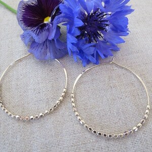 Faceted Mini Bead Hoops - Etsy