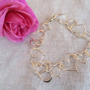 Interlocking Heart Bracelet - Etsy