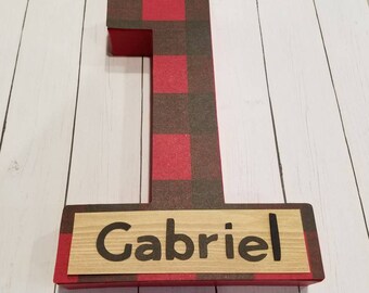 Plaid Number One - Etsy