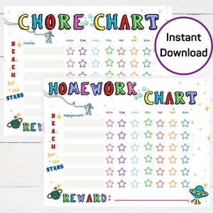 homework chart ideas