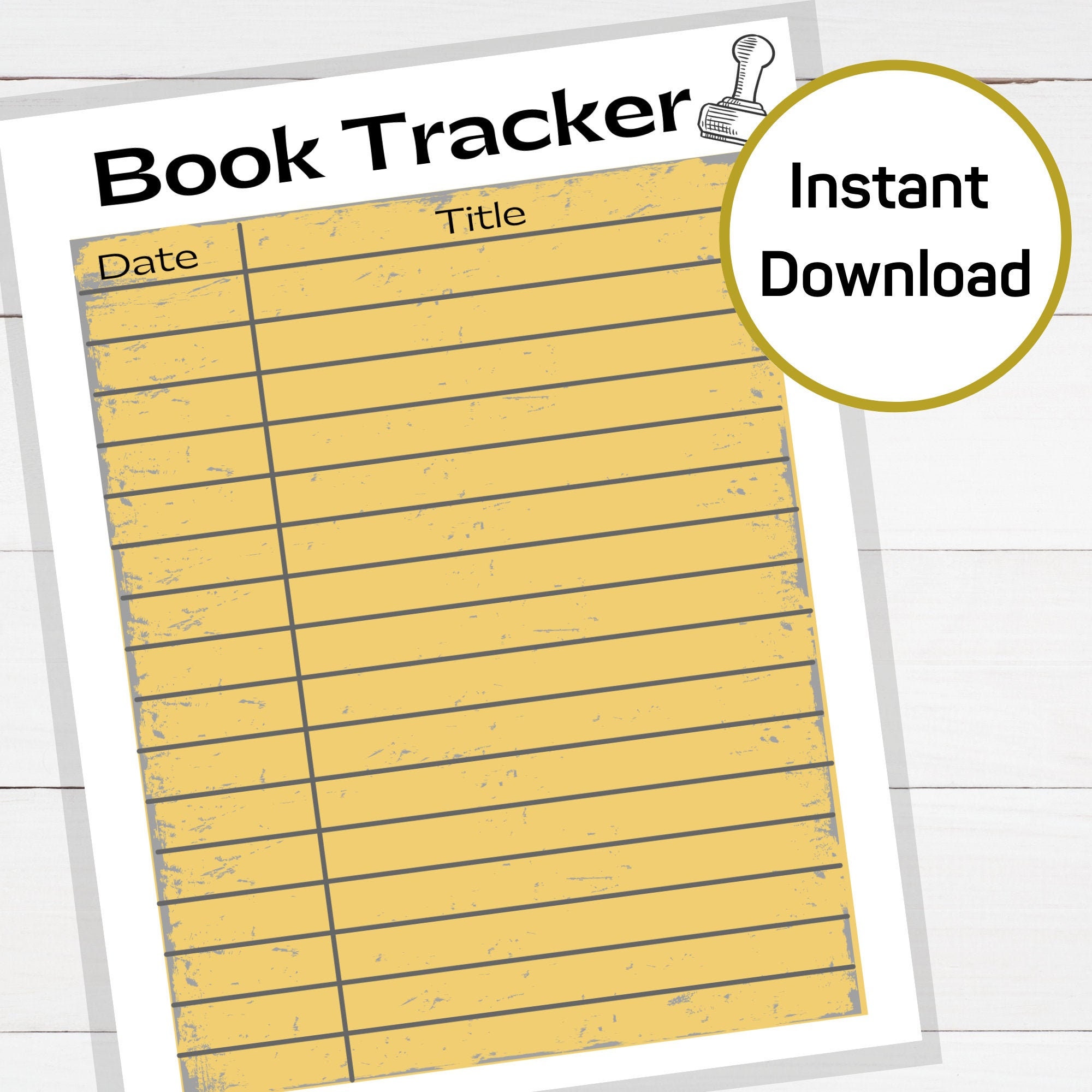 Books to Read Printable Library Card Book Tracker Reading - Etsy