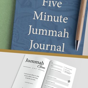 Islamic Spirituality Journal, Five Minute Jummah Journal, Muslim Guided ...