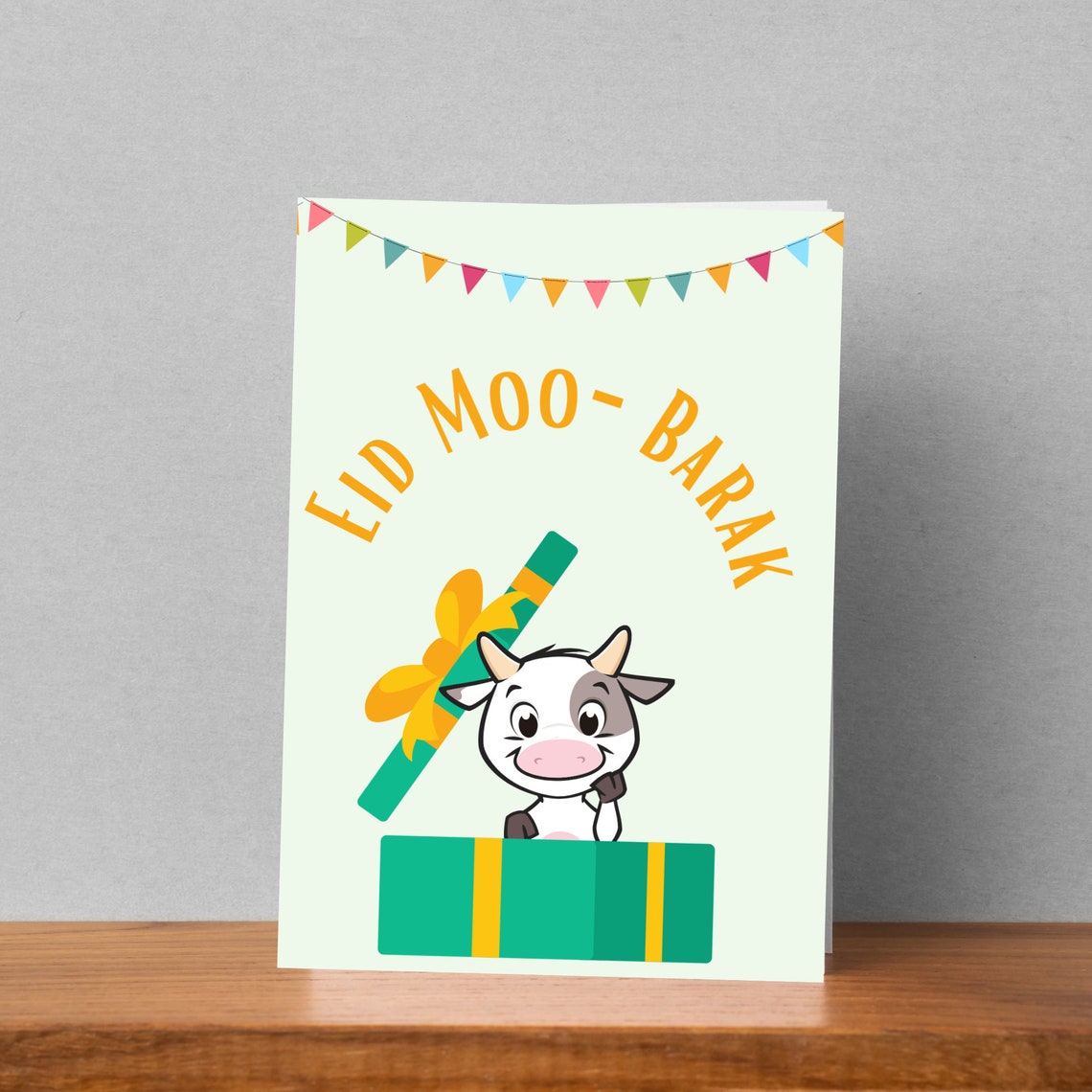 Printable Set Eid Greeting Card and Gift Tag for Kids, Card for Ramadan ...