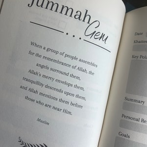 Islamic Spirituality Journal, Five Minute Jummah Journal, Muslim Guided ...