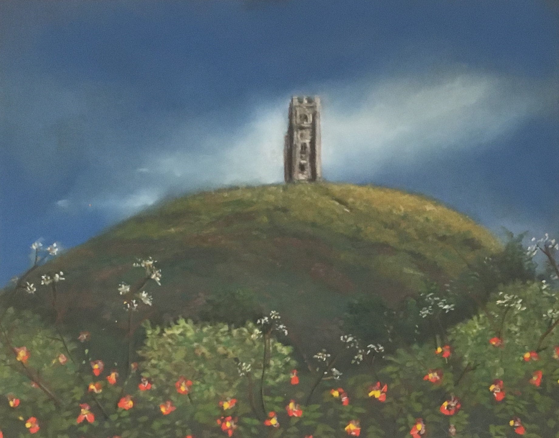Glastonbury Tor Art Perfect Gift Direct From Artist Studio - Etsy