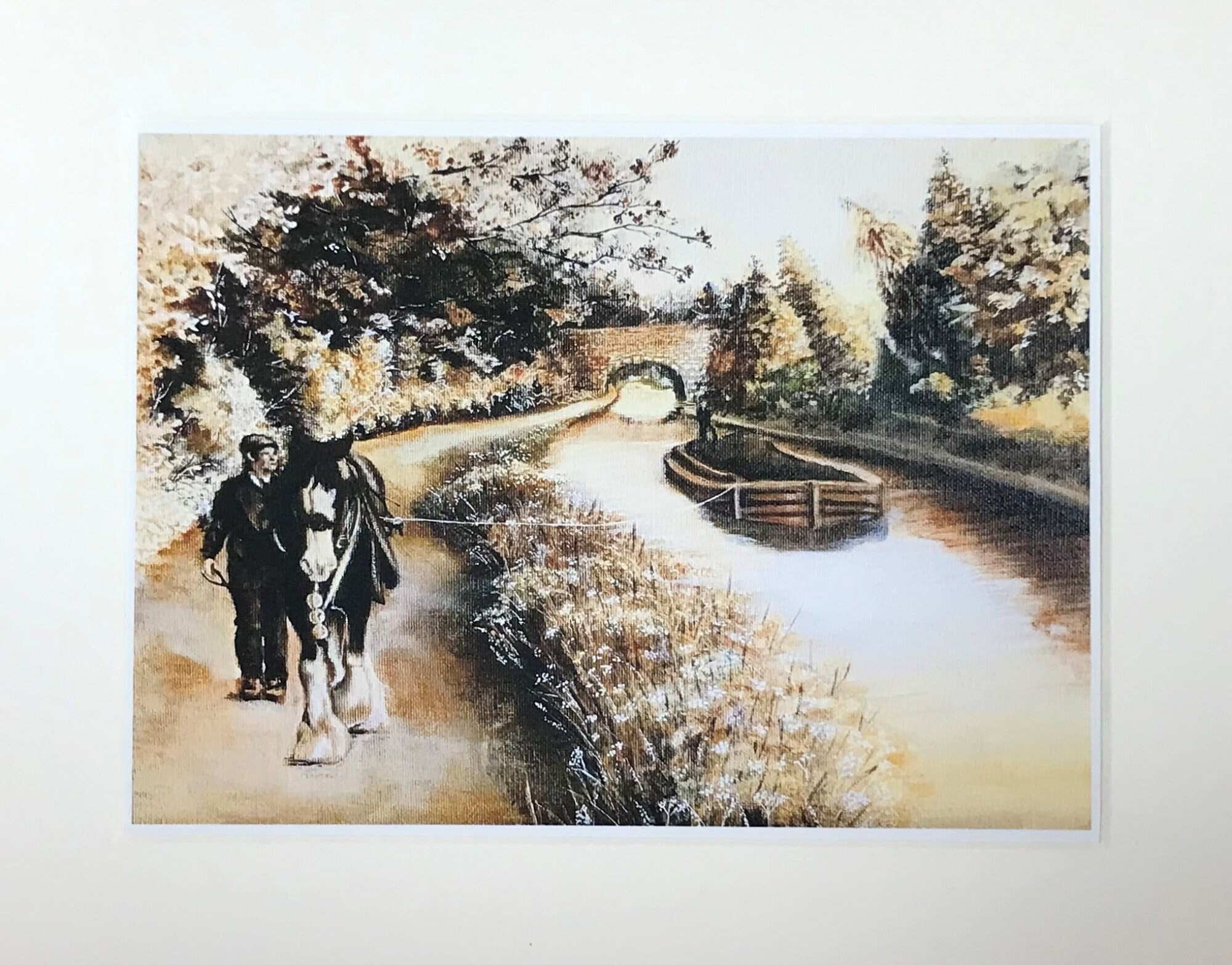 Canal Barge Art Art Perfect Gift Direct From Artist Studio | Etsy