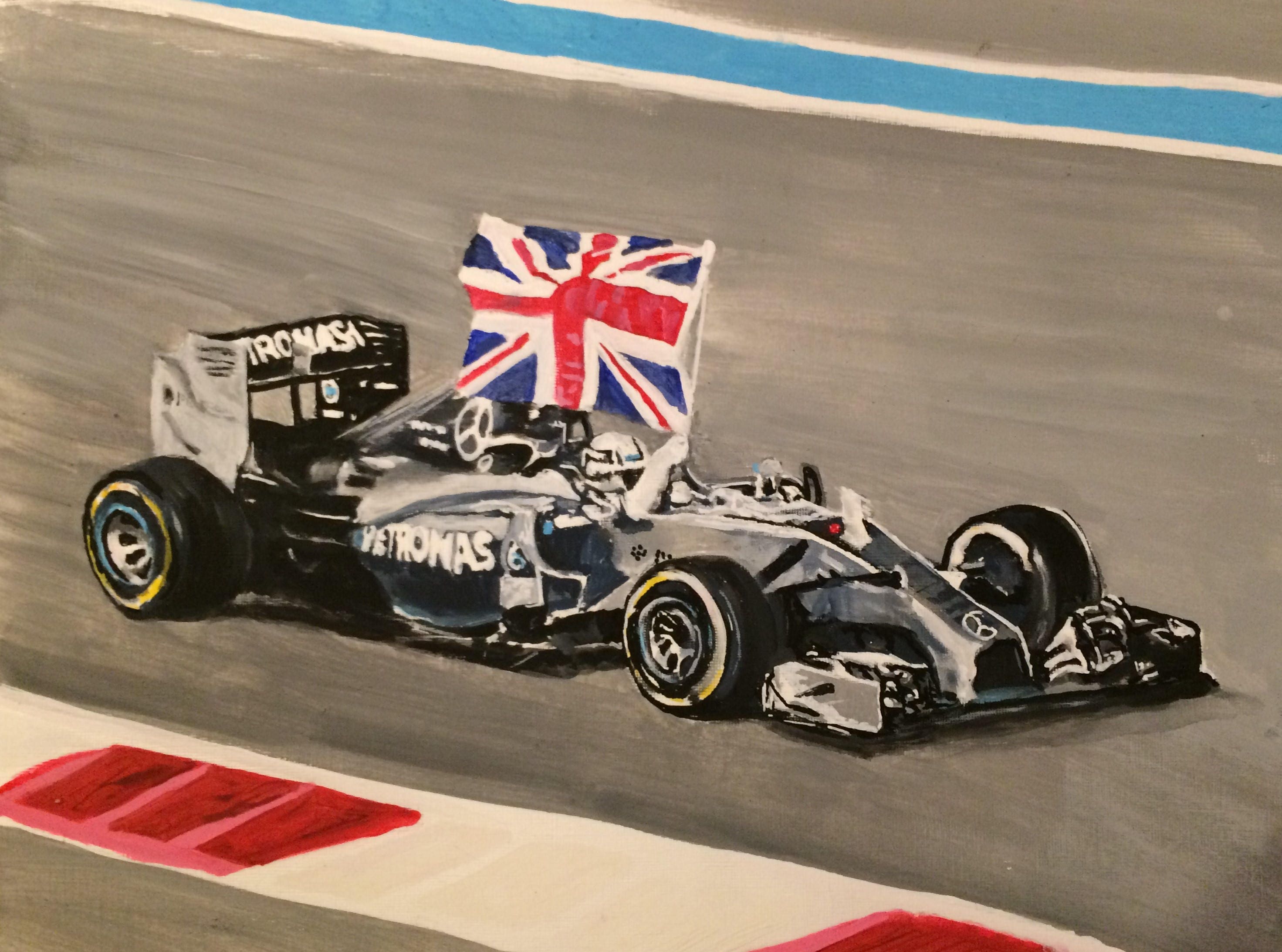 Lewis Hamilton Winning Art Perfect Gift Print Direct From Artist - Etsy ...