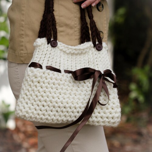 Tote Bag a Loom Knit Pattern - Etsy