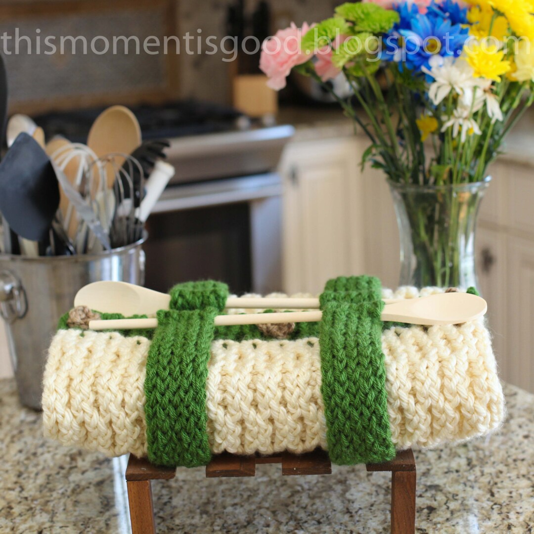 Loom Knit Casserole Carrier PATTERN! Great Gift to Make for the Cook in ...