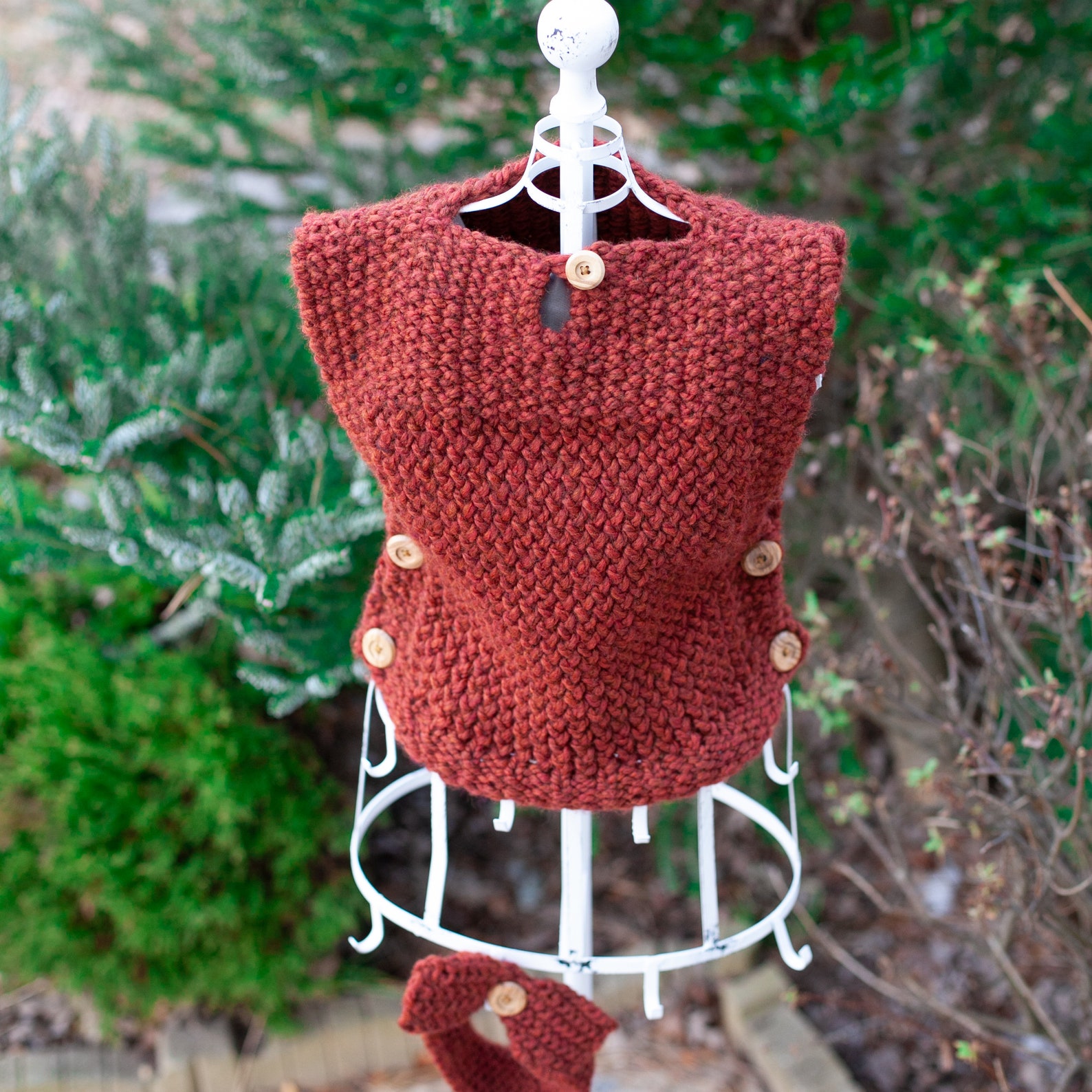 Loom Knit Pullover Vest PDF PATTERN. Colorado Pullover and Headband ...