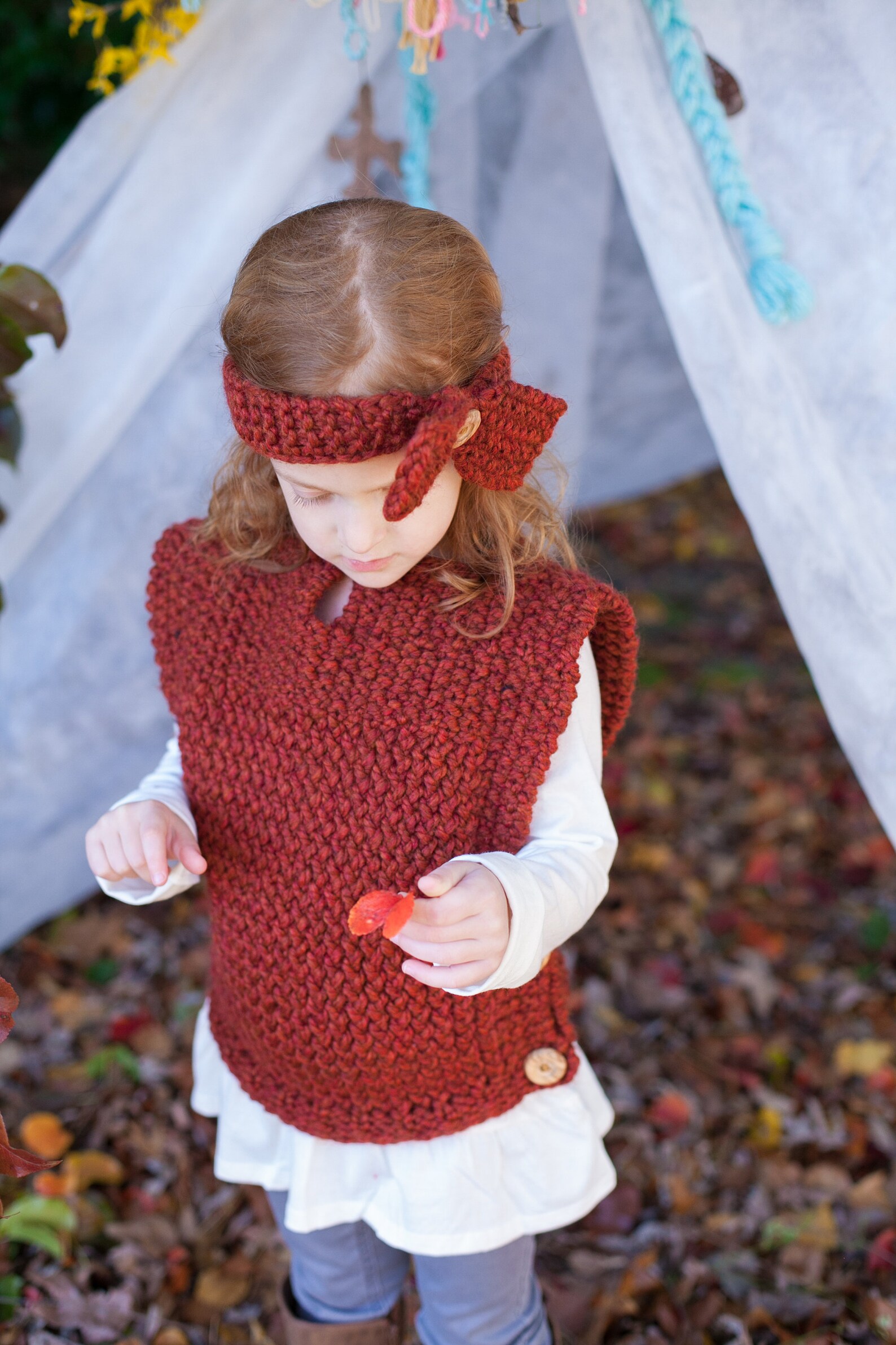 Loom Knit Pullover Vest PDF PATTERN. Colorado Pullover and Headband ...