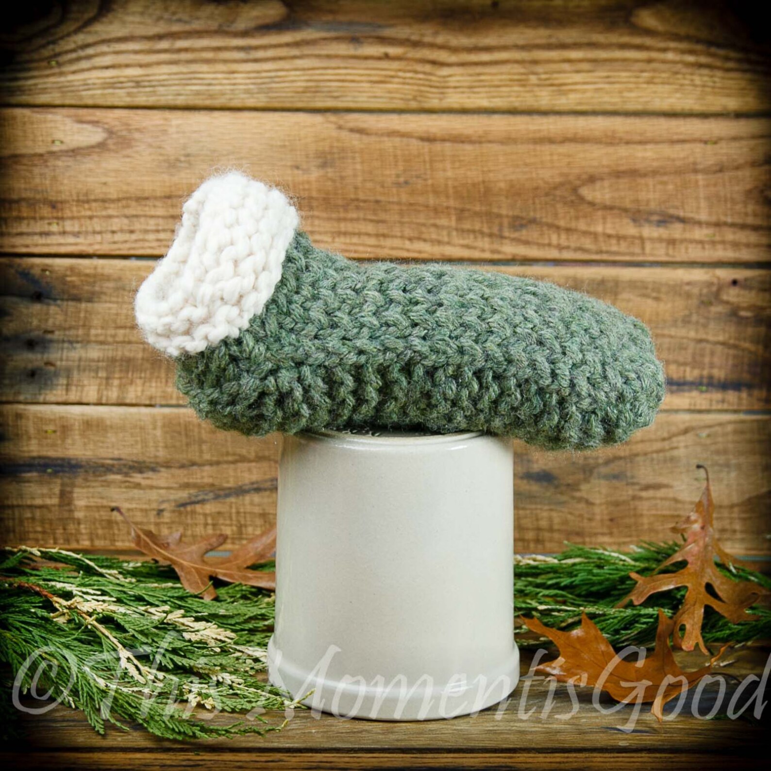 Loom Knit Slipper With Cable PATTERN. Clog Style Unisex - Etsy