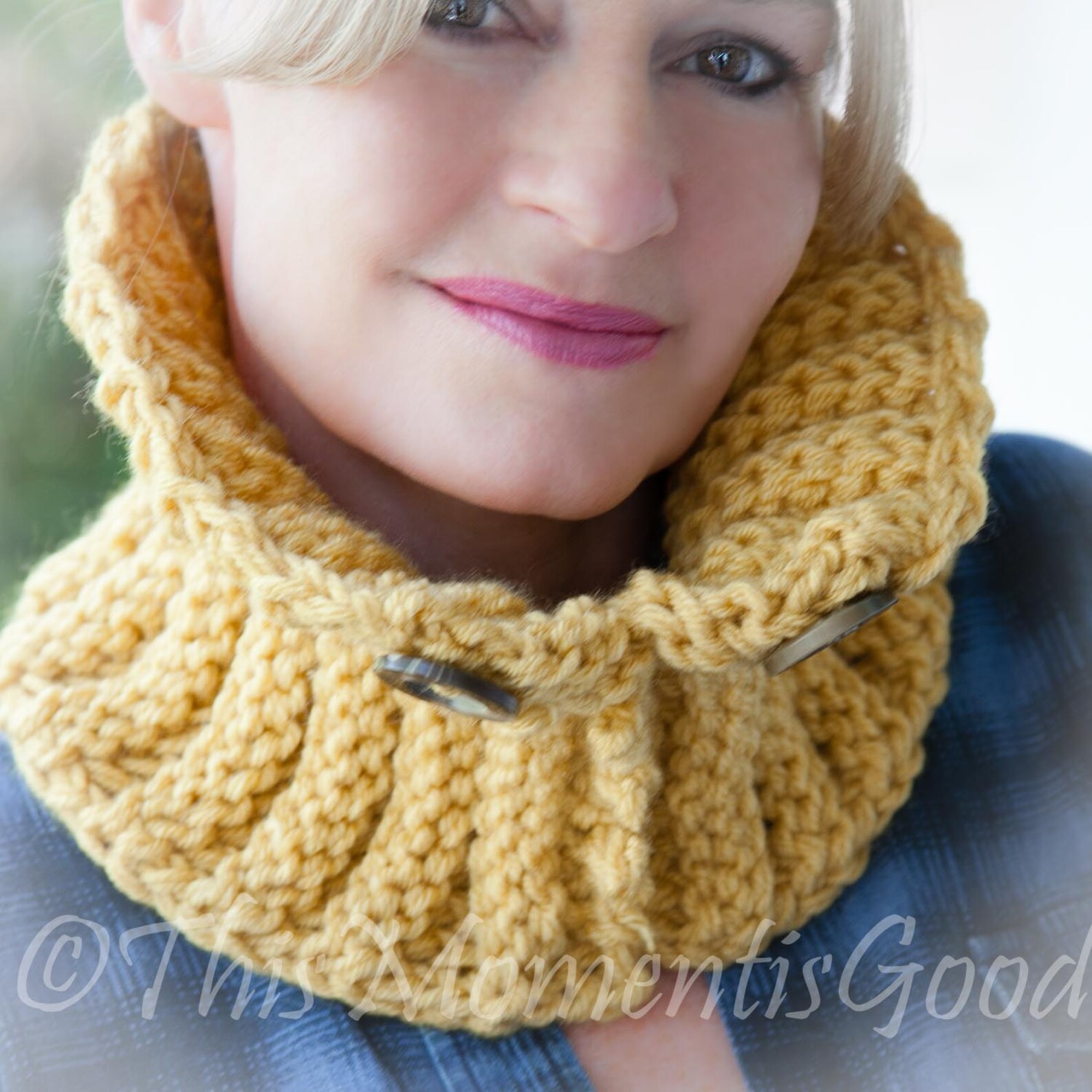 Loom Knit Picot & Ribbed Cowl PATTERN! Sized for Toddler to Adult. PDF ...