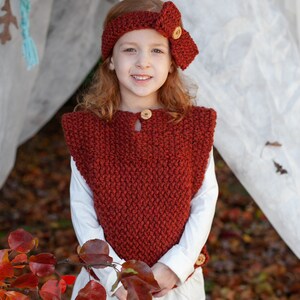Loom Knit Pullover Vest PDF PATTERN. Colorado Pullover and Headband ...