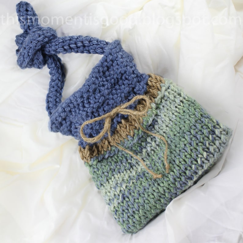 Loom Knit Handbag Pattern. Quick and Easy Loom Knitting Pattern for A ...