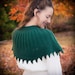 Loom Knit Cape Pattern, Capelet, Shawl, Poncho, Wrap, Victorian ...