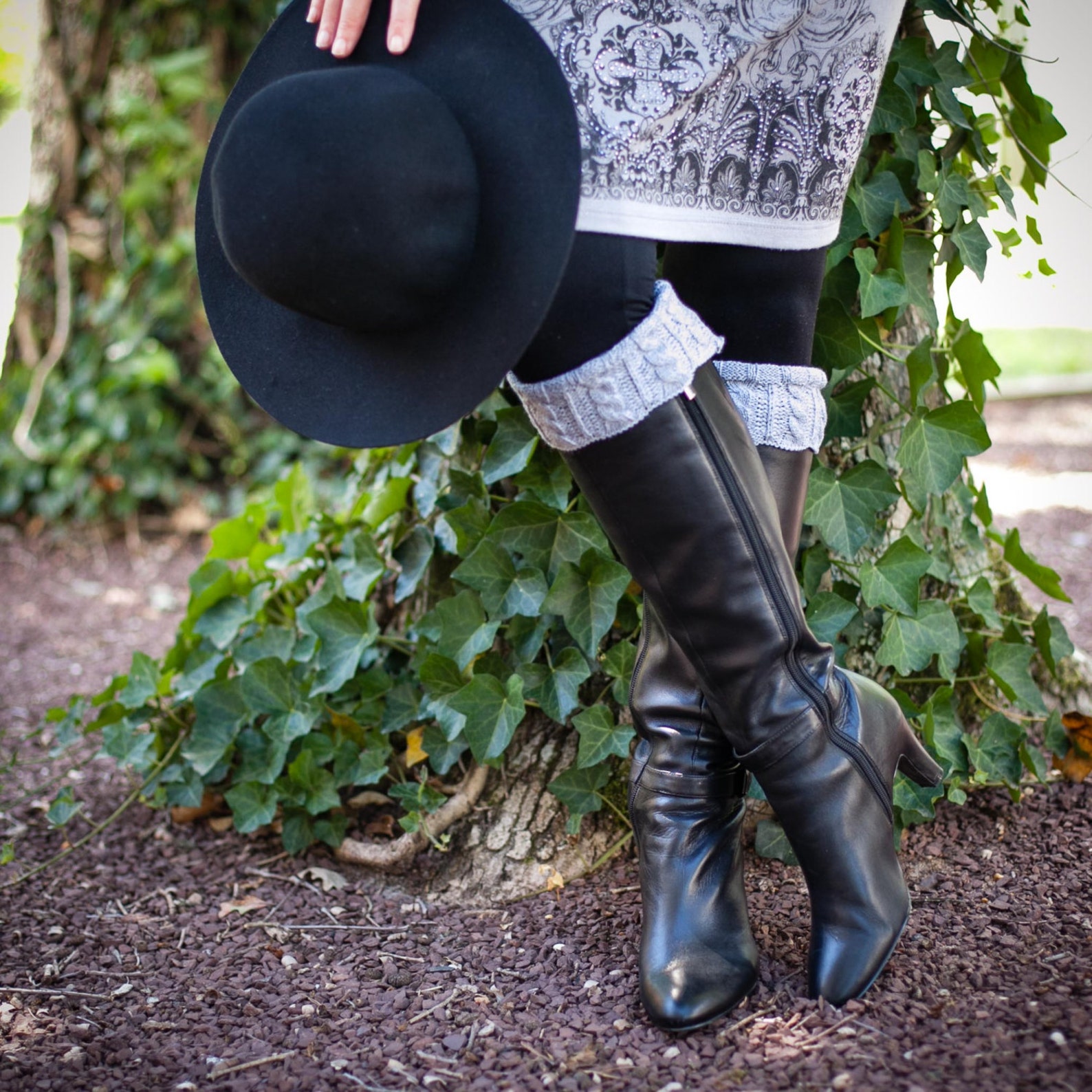 Loom Knit Cable Boot Cuff PATTERN Loom Knit Boot Topper - Etsy