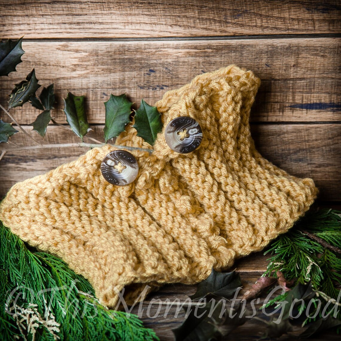 Loom Knit Picot & Ribbed Cowl PATTERN! Sized for Toddler to Adult. PDF ...